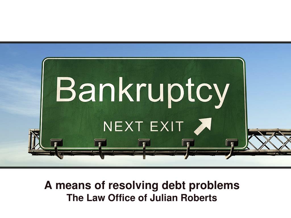 PPT - A means of resolving debt problems PowerPoint Presentation, free ...