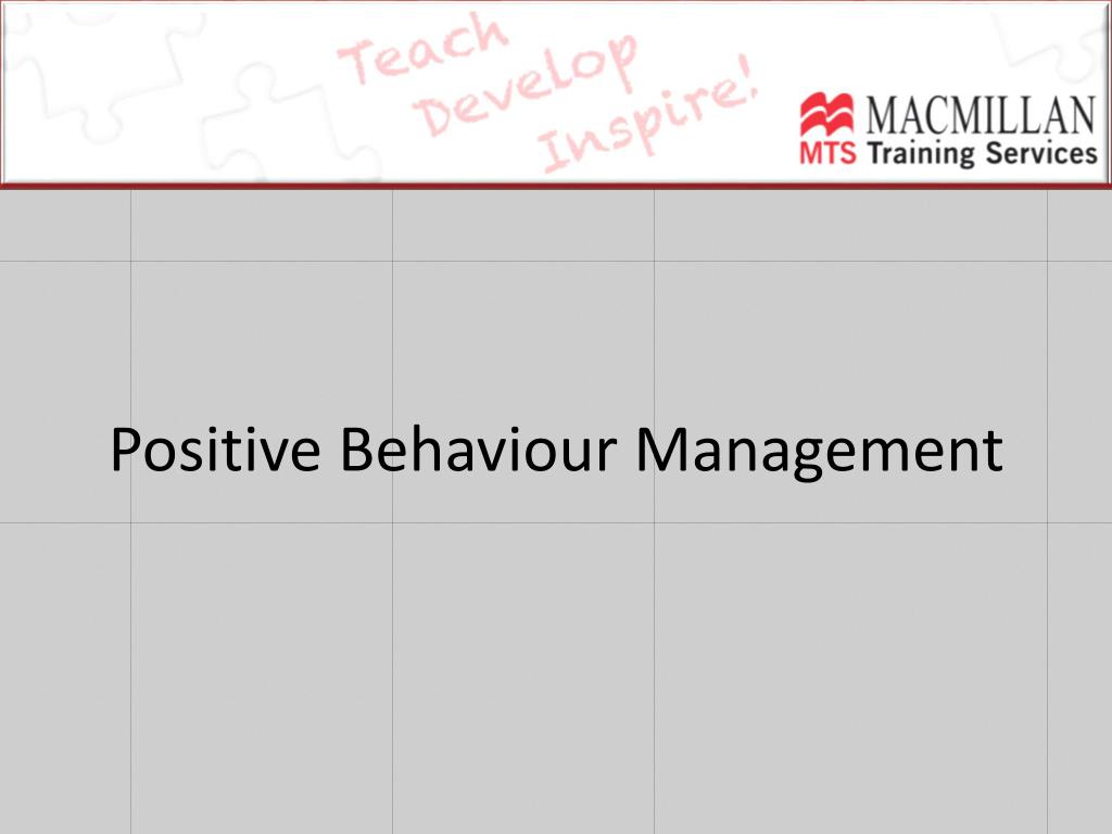 PPT - Positive Behaviour Management PowerPoint Presentation, free ...