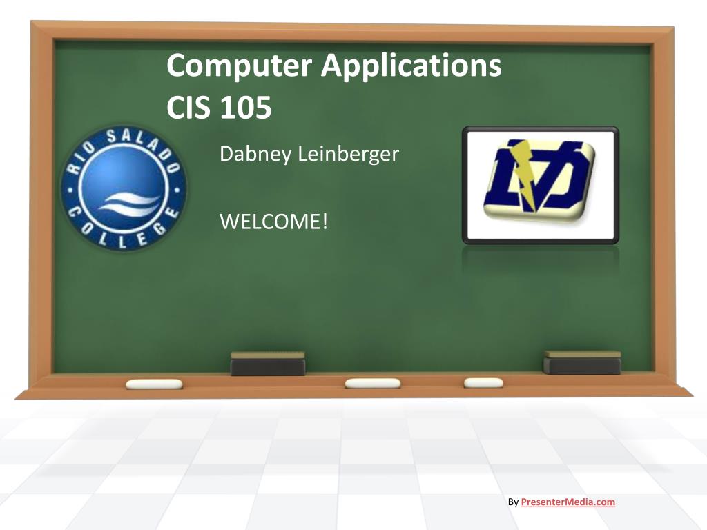 PPT - Computer Applications CIS 105 PowerPoint Presentation, free ...