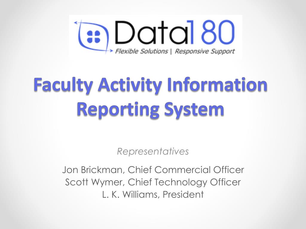 PPT - Faculty Activity Information Reporting System PowerPoint ...