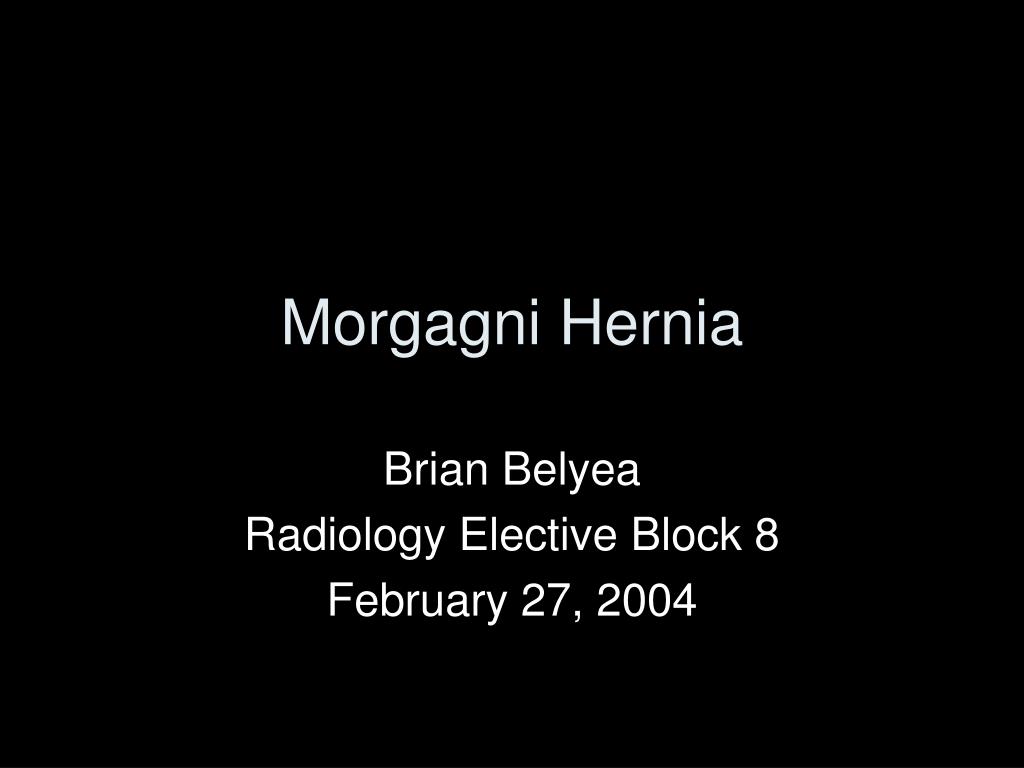 PPT - Morgagni Hernia PowerPoint Presentation, free download - ID:5000011
