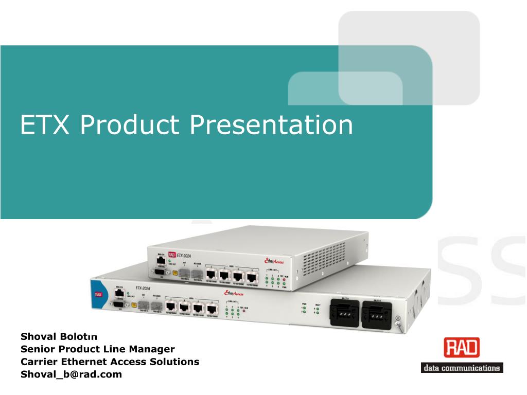 PPT - ETX Product Presentation PowerPoint Presentation, free download ...