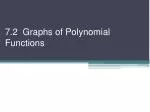 PPT - Section 3-7 Investigating Graphs of Polynomial Functions ...