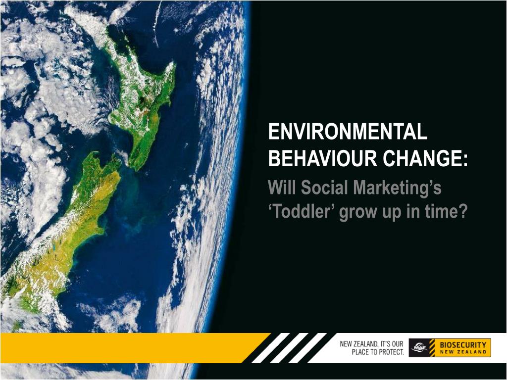 PPT - ENVIRONMENTAL BEHAVIOUR CHANGE: PowerPoint Presentation, free ...