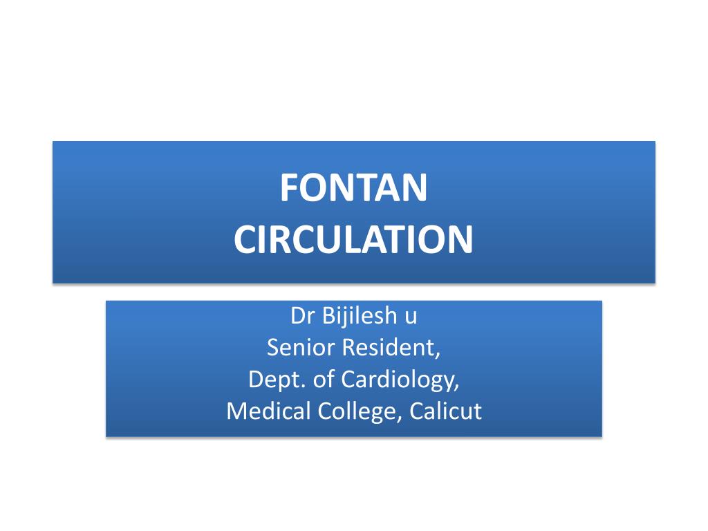 PPT - FONTAN CIRCULATION PowerPoint Presentation, free download - ID:5007828