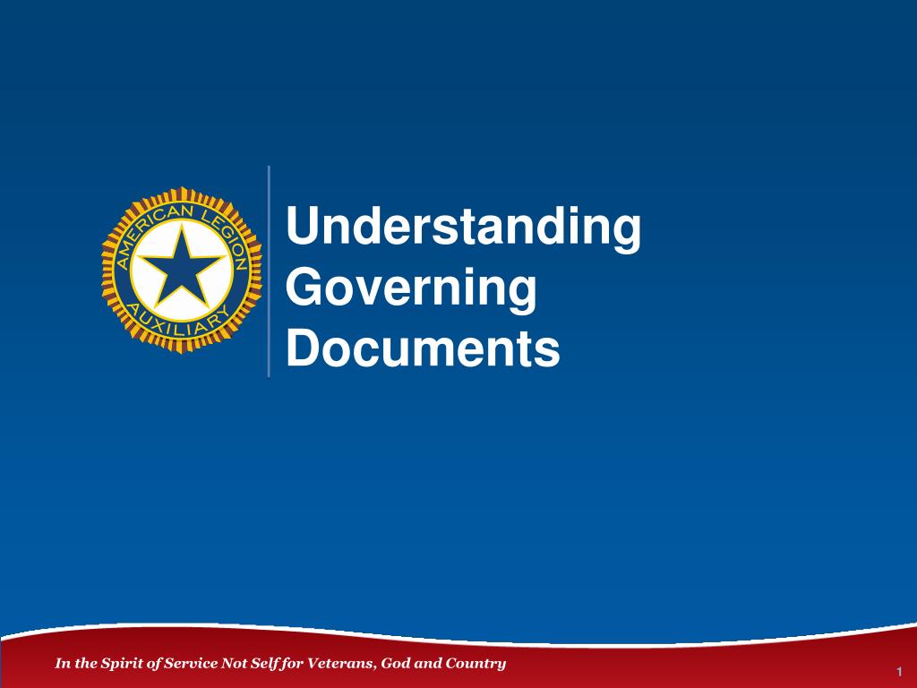 PPT - Understanding Governing Documents PowerPoint Presentation, free ...