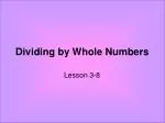 PPT - Dividing Decimals by Whole Numbers PowerPoint Presentation, free ...