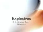PPT - INTRODUCTION TO EXPLOSIVES PowerPoint Presentation, free download ...