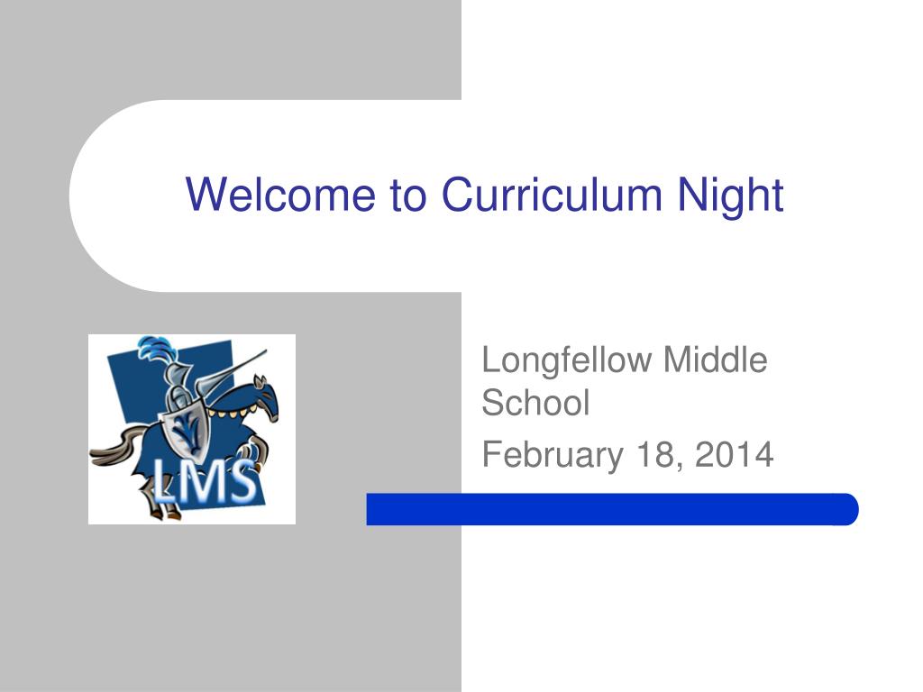 PPT - Welcome to Curriculum Night PowerPoint Presentation, free ...