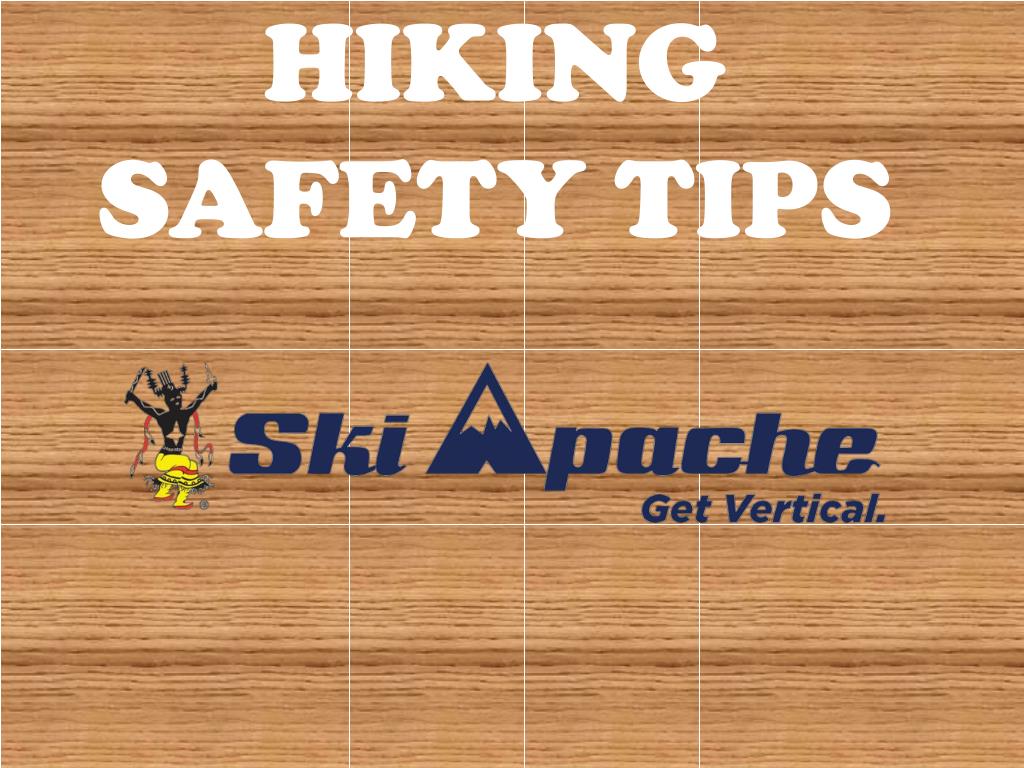 PPT - HIKING SAFETY TIPS PowerPoint Presentation, free download - ID ...