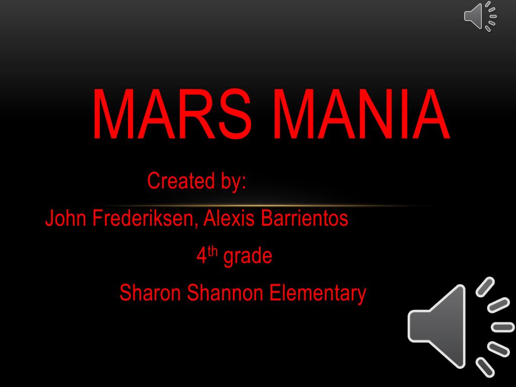 PPT - Mars mania PowerPoint Presentation, free download - ID:5015559