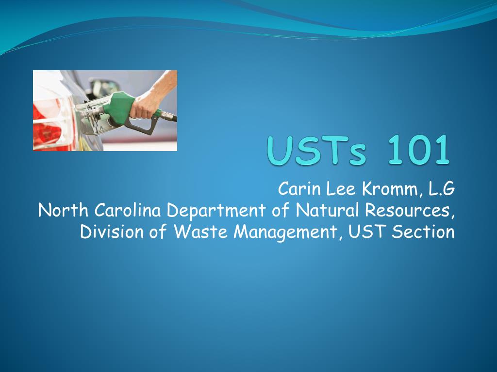 PPT - USTs 101 PowerPoint Presentation, free download - ID:5016415