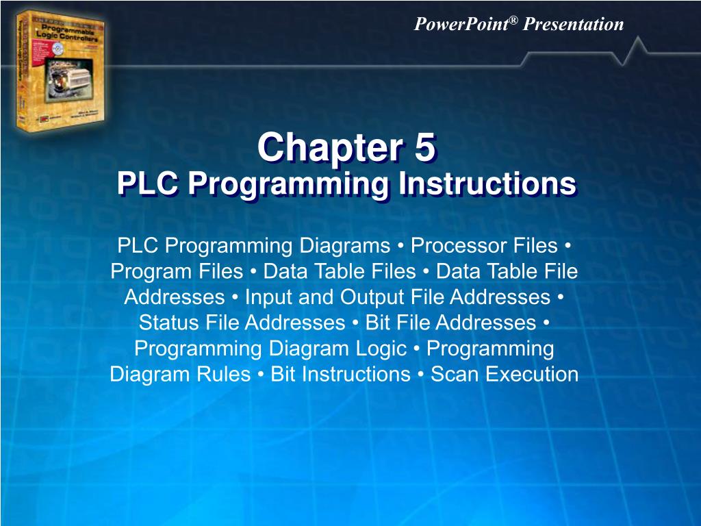 PPT - Chapter 5 PLC Programming Instructions PowerPoint Presentation ...