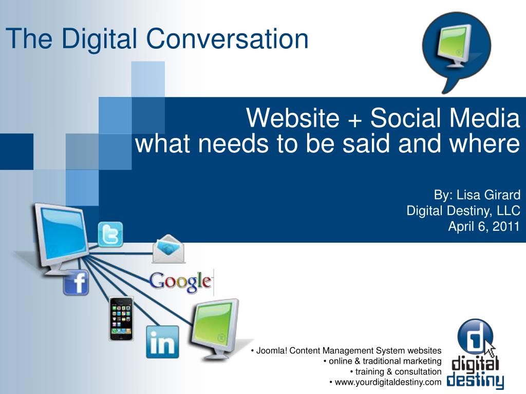 PPT - The Digital Conversation PowerPoint Presentation, free download ...