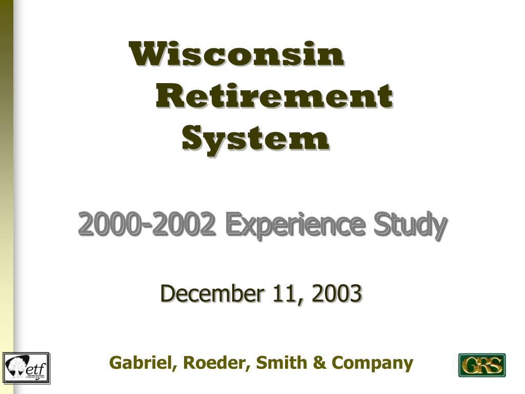 PPT - Wisconsin Retirement System PowerPoint Presentation, free ...
