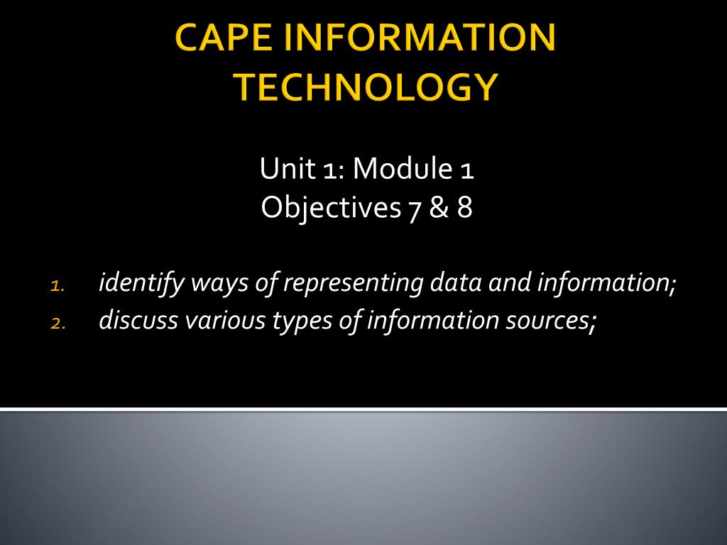 PPT - CAPE INFORMATION TECHNOLOGY PowerPoint Presentation, free ...