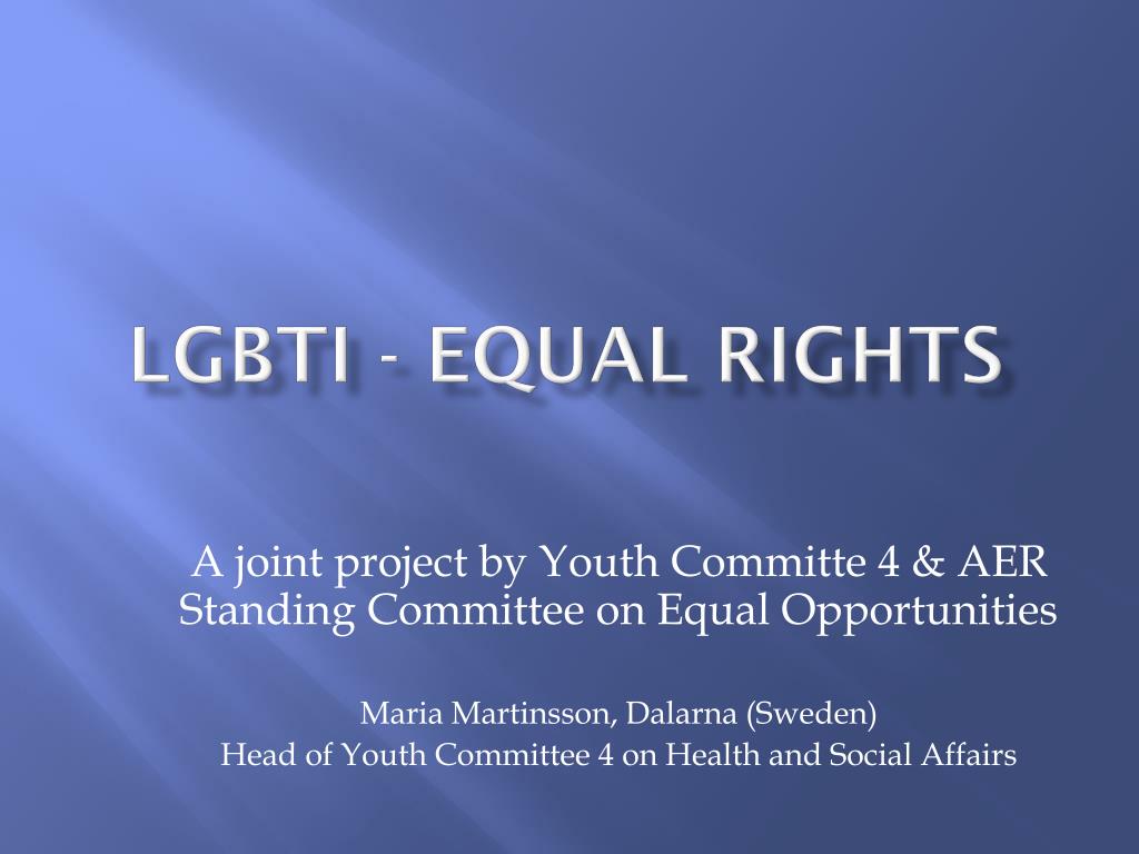 PPT - LGBTI - equal rights PowerPoint Presentation, free download - ID ...