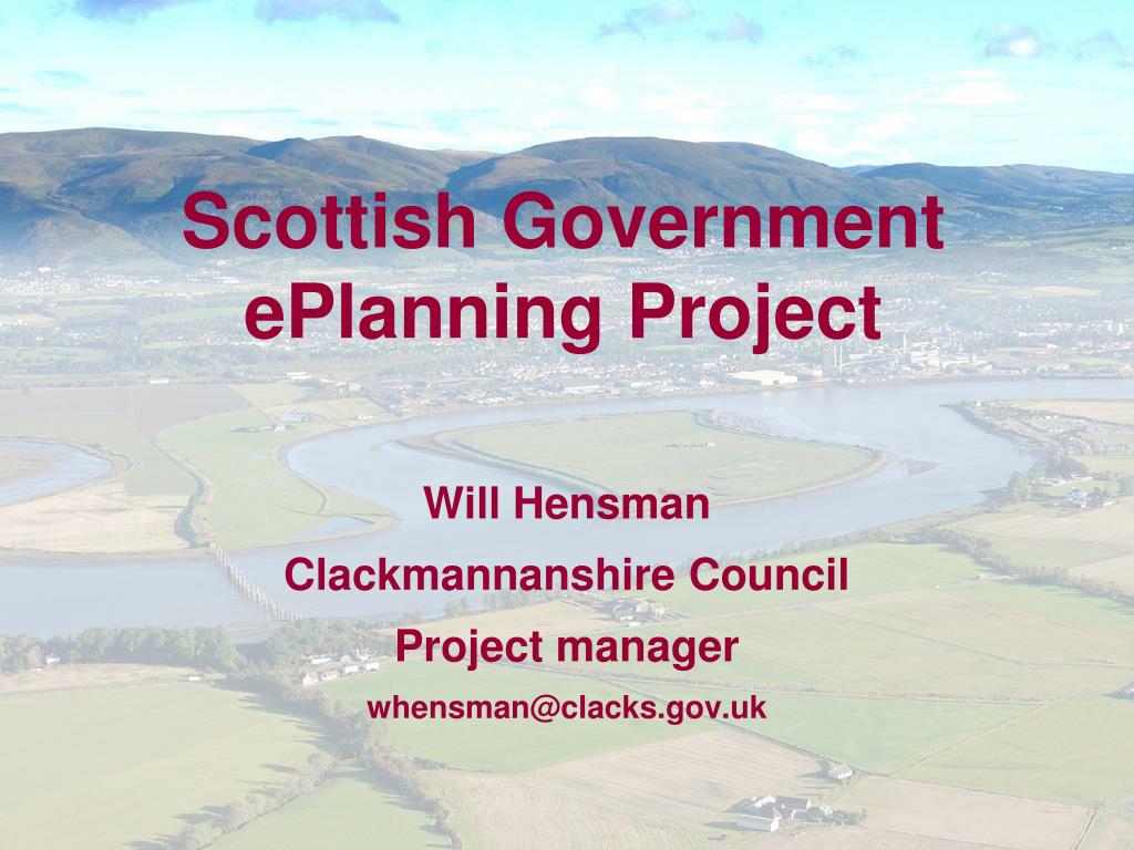PPT - Scottish Government ePlanning Project PowerPoint Presentation, free download - ID:5030009