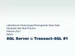 PPT - SQL Server PowerPoint Presentation, free download - ID:2143553