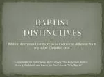 PPT - Baptist Distinctives PowerPoint Presentation, free download - ID ...