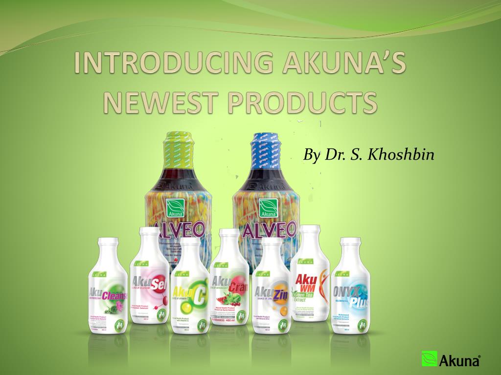 PPT - INTRODUCING AKUNA’S NEWEST PRODUCTS PowerPoint Presentation, free ...