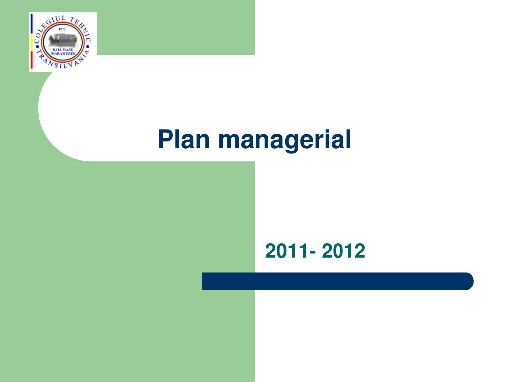 PPT - Plan managerial PowerPoint Presentation, free download - ID:5032803