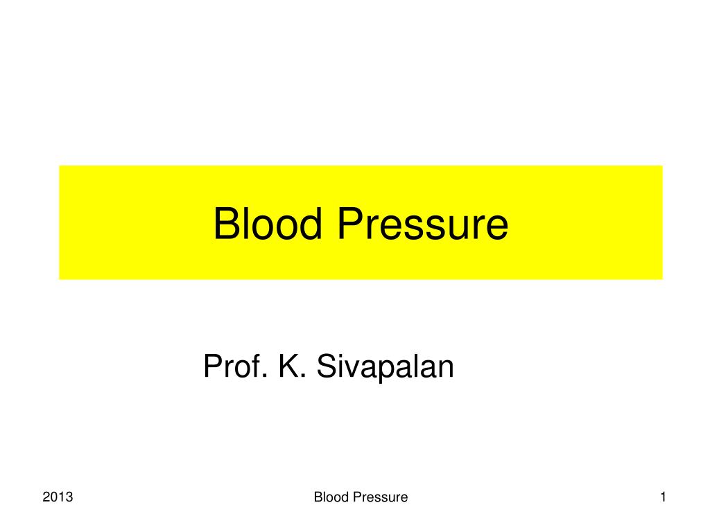 PPT - Blood Pressure PowerPoint Presentation, free download - ID:5036228