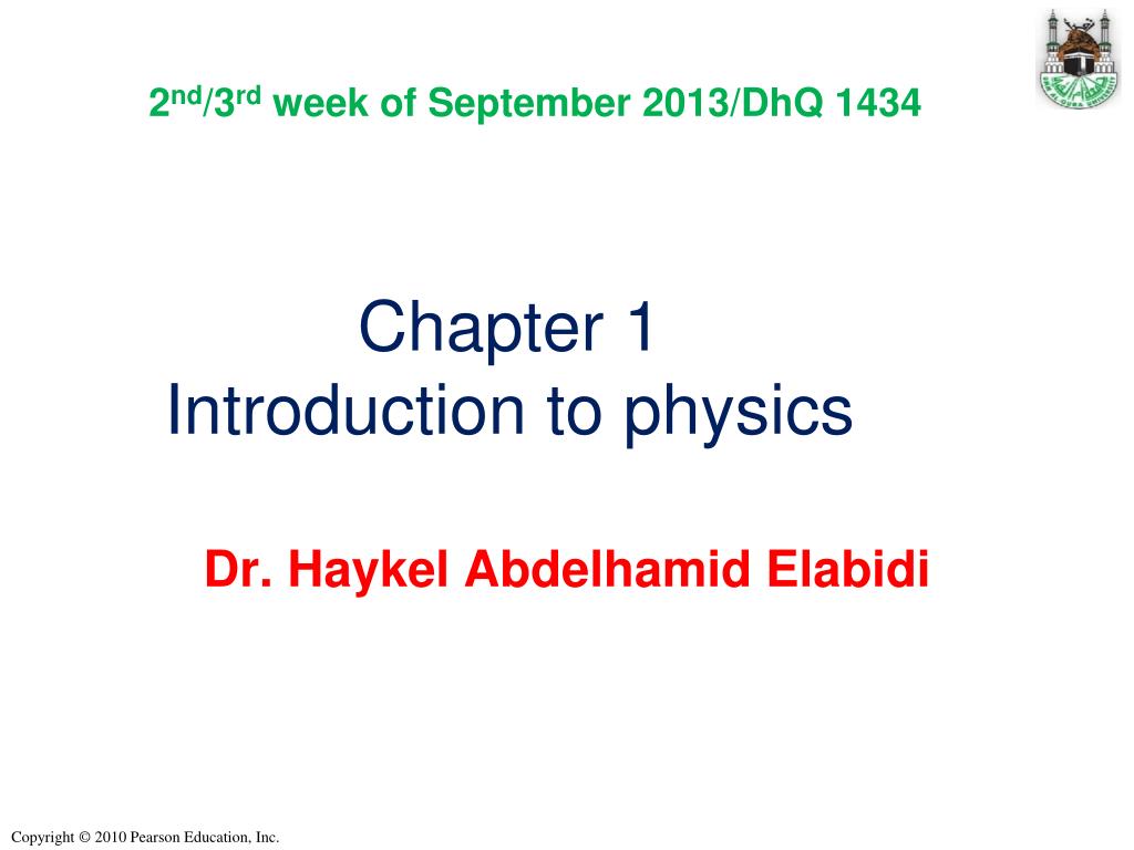PPT - Chapter 1 Introduction to physics PowerPoint Presentation, free ...