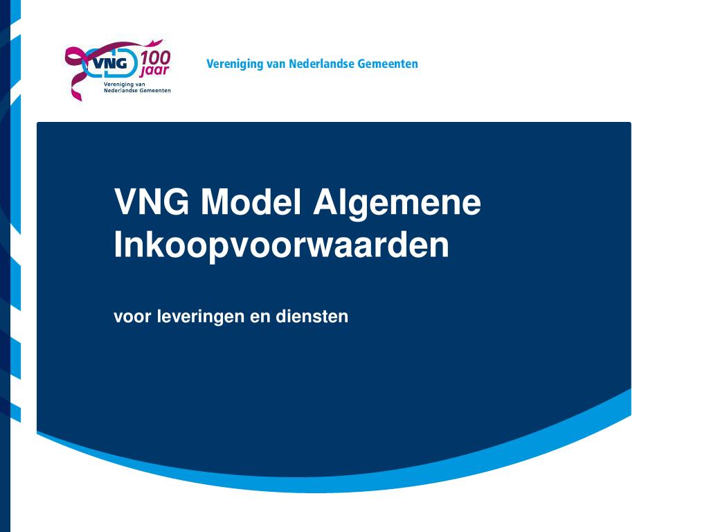 PPT - VNG Model Algemene Inkoopvoorwaarden PowerPoint Presentation ...