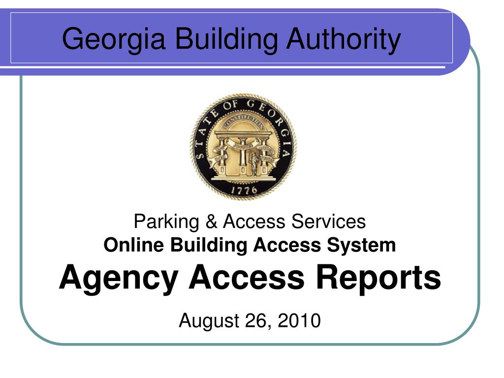 PPT - Georgia Building Authority PowerPoint Presentation, free download ...