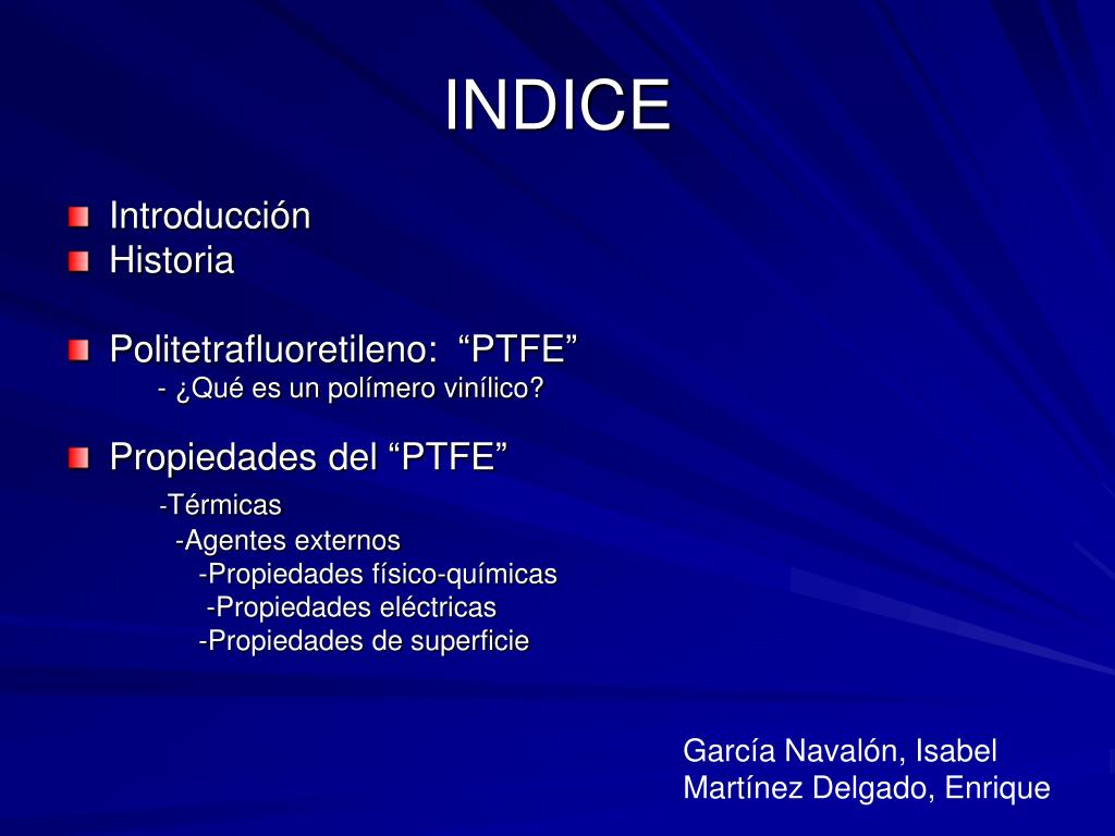 PPT - INDICE PowerPoint Presentation, free download - ID:5041266