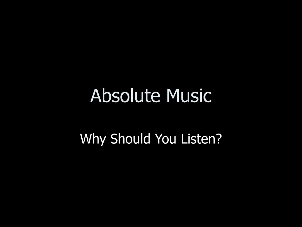 PPT - Absolute Music PowerPoint Presentation, free download - ID:5041556