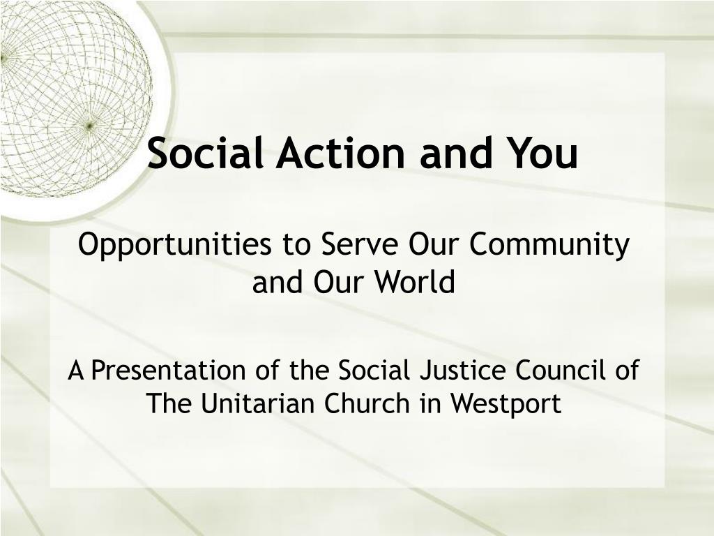 PPT - Social Action and You PowerPoint Presentation, free download - ID ...