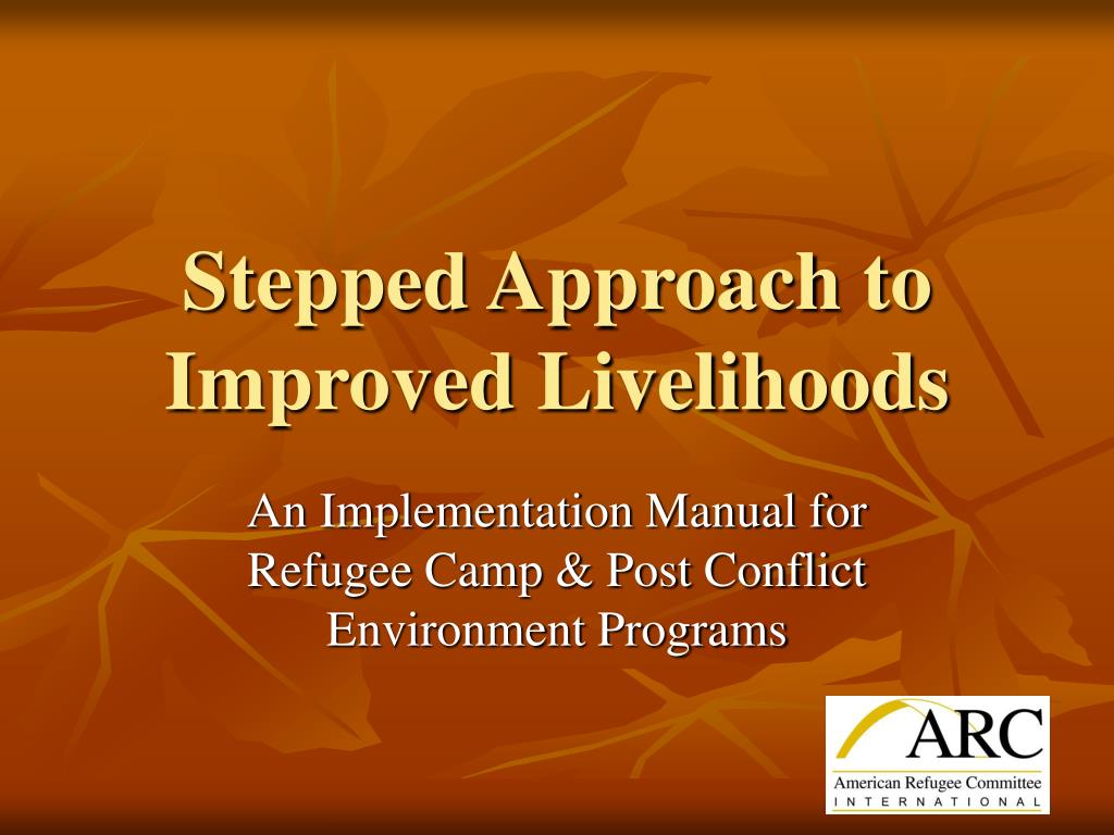 PPT - Stepped Approach to Improved Livelihoods PowerPoint Presentation ...