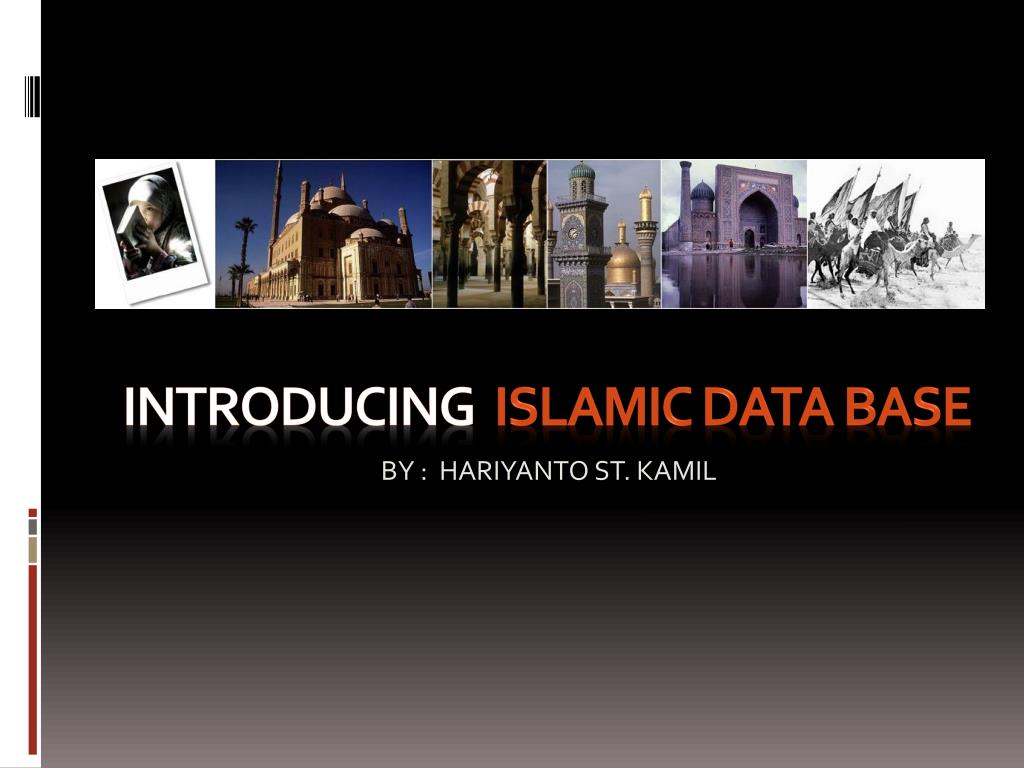 PPT - Introducing islamic data base PowerPoint Presentation, free ...