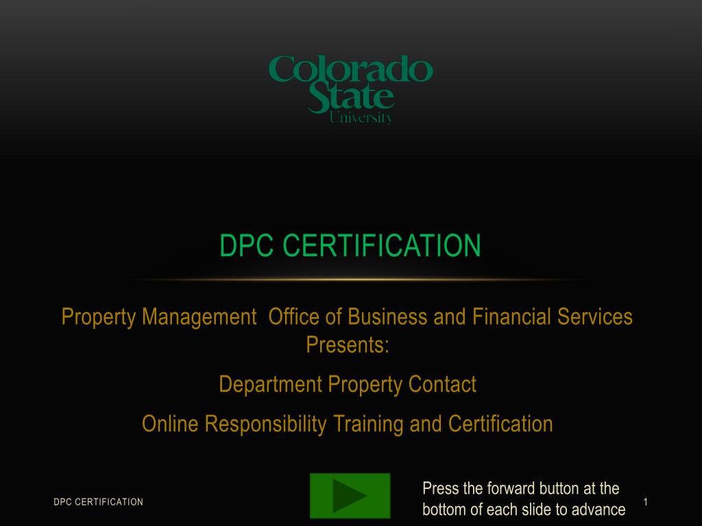 PPT - DPC certification PowerPoint Presentation, free download - ID:5051407