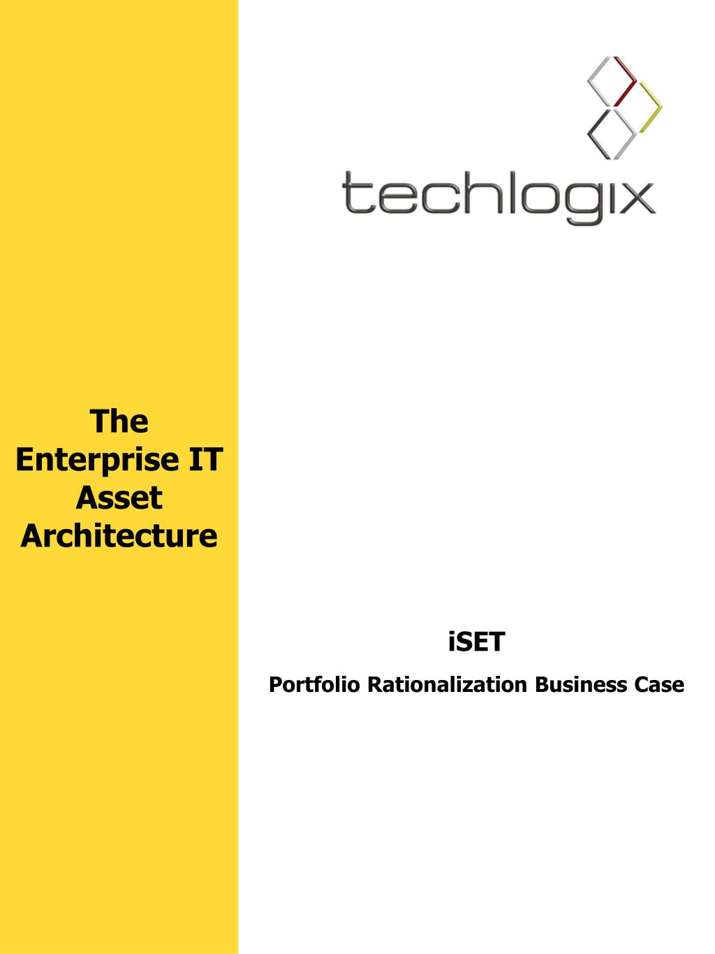 PPT - iSET Portfolio Rationalization Business Case PowerPoint ...