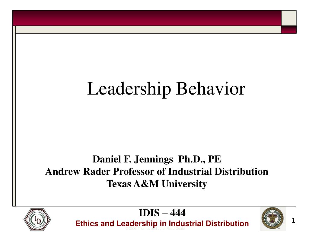 PPT - Leadership Behavior PowerPoint Presentation, free download - ID ...