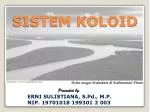 PPT - A. Dispersi Koloid PowerPoint Presentation, free download - ID ...