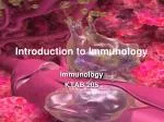PPT - Introduction to Immunology & Lymphoid System PowerPoint ...