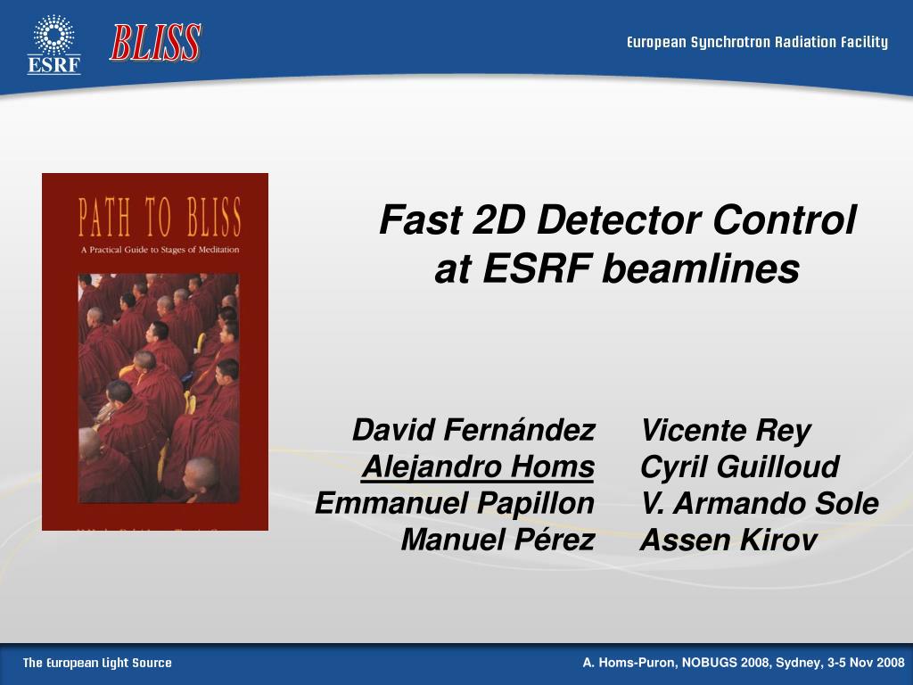 PPT - Fast 2D Detector Control at ESRF beamlines PowerPoint ...