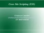 PPT - Cross-Site Scripting Attack (XSS) PowerPoint Presentation, free ...