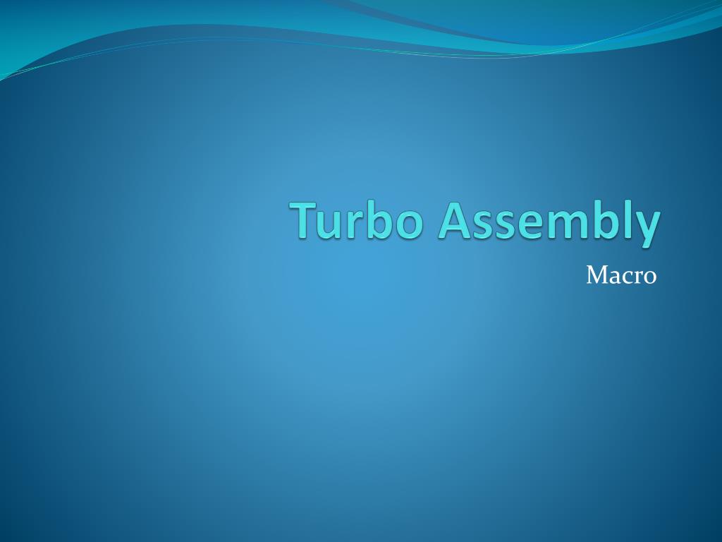 PPT - Turbo Assembly PowerPoint Presentation, free download - ID:5063480