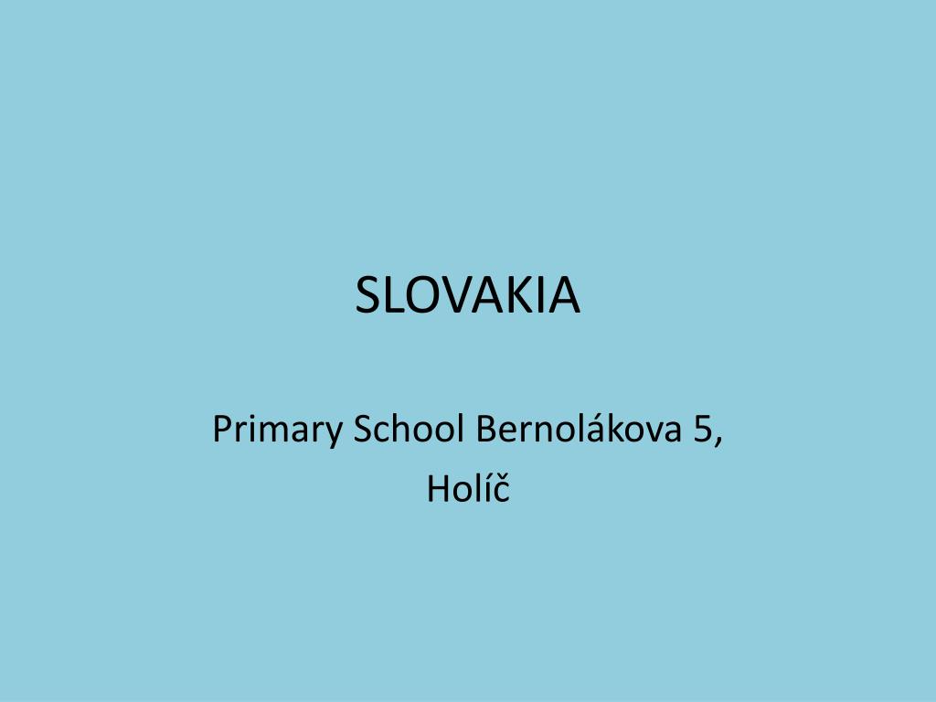 PPT - SLOVAKIA PowerPoint Presentation, free download - ID:5065846