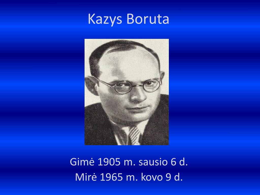 PPT - Kazys Boruta PowerPoint Presentation, free download - ID:5067302