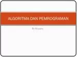 PPT - Algoritma dan Pemrograman PowerPoint Presentation, free download ...