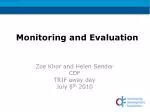 PPT - Monitoring and Evaluation PowerPoint Presentation, free download ...