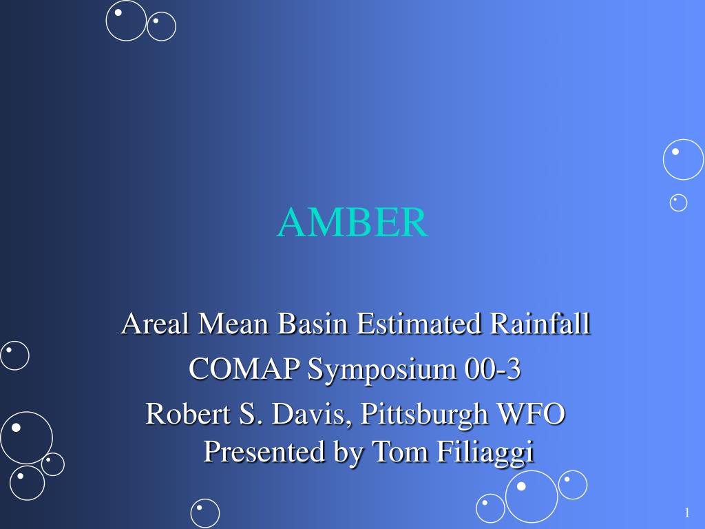 PPT - AMBER PowerPoint Presentation, free download - ID:5074716