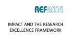 PPT - The Research Excellence Framework PowerPoint Presentation, free ...