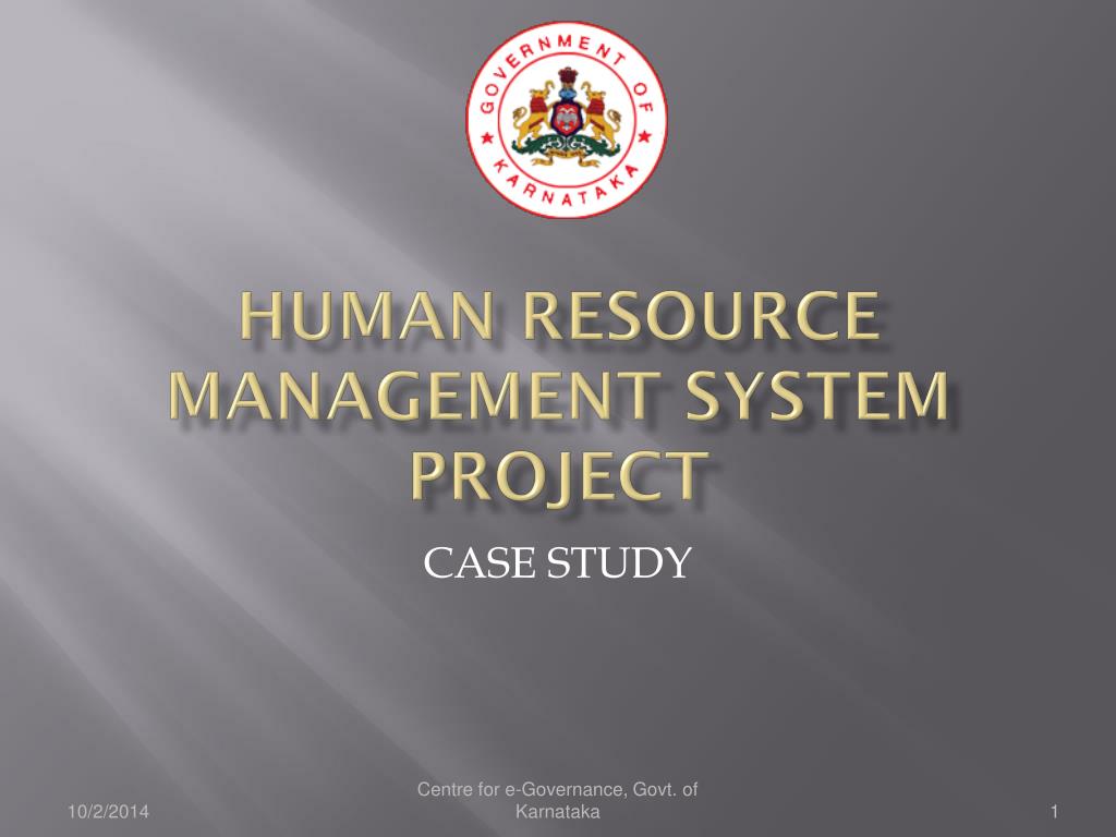 PPT - Human Resource Management System Project PowerPoint Presentation ...